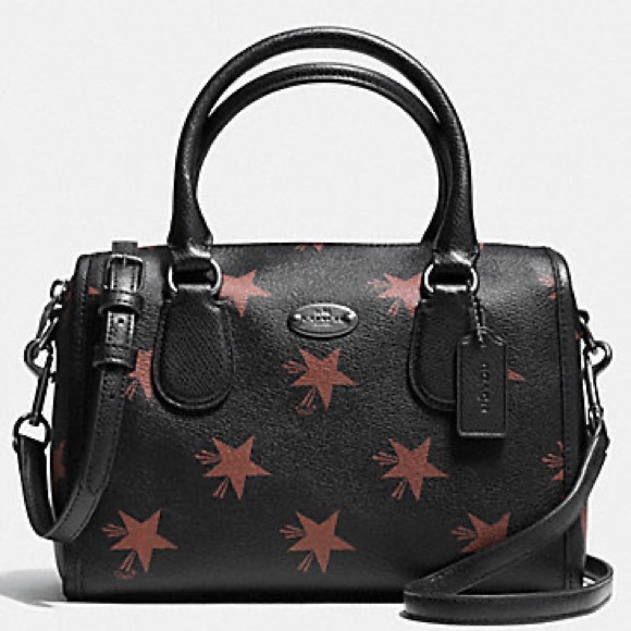 Coach | Bags | Coach Mini Bennett Crossbody Star Canyon Coated Canvas ...